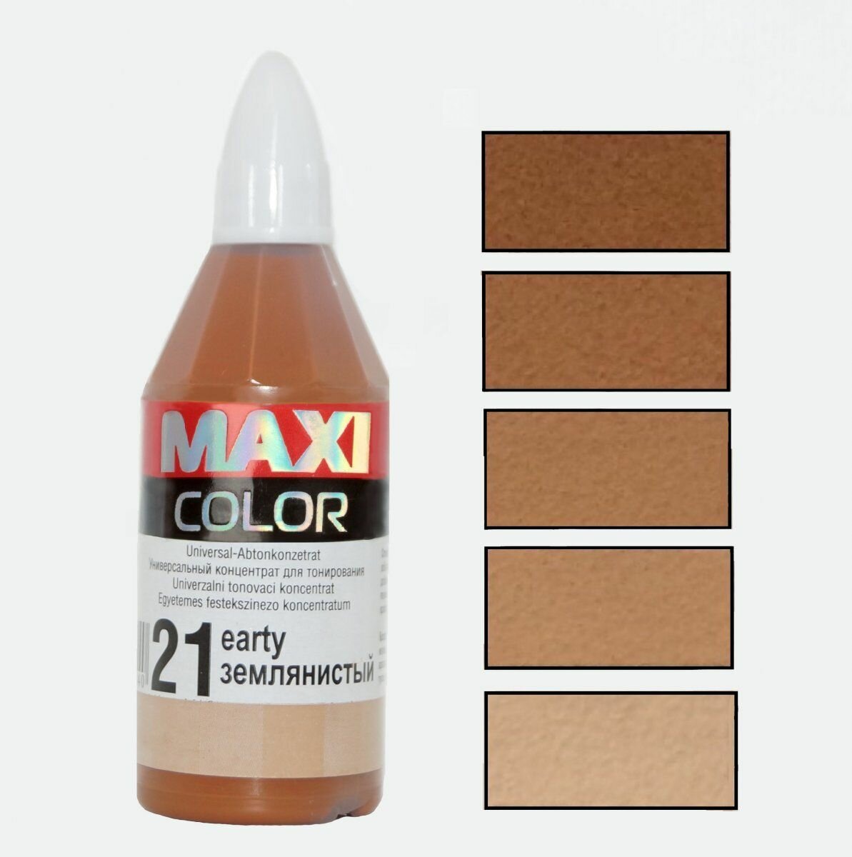Колер Maxi-color, Универсальный концентрат для тонирования №21 Earthy (землянистый) 40 мл