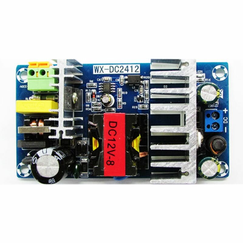 Импульсный источник питания WX-DC2412 AC 110 В 220 В в DC 12 В 8 А 100 Вт