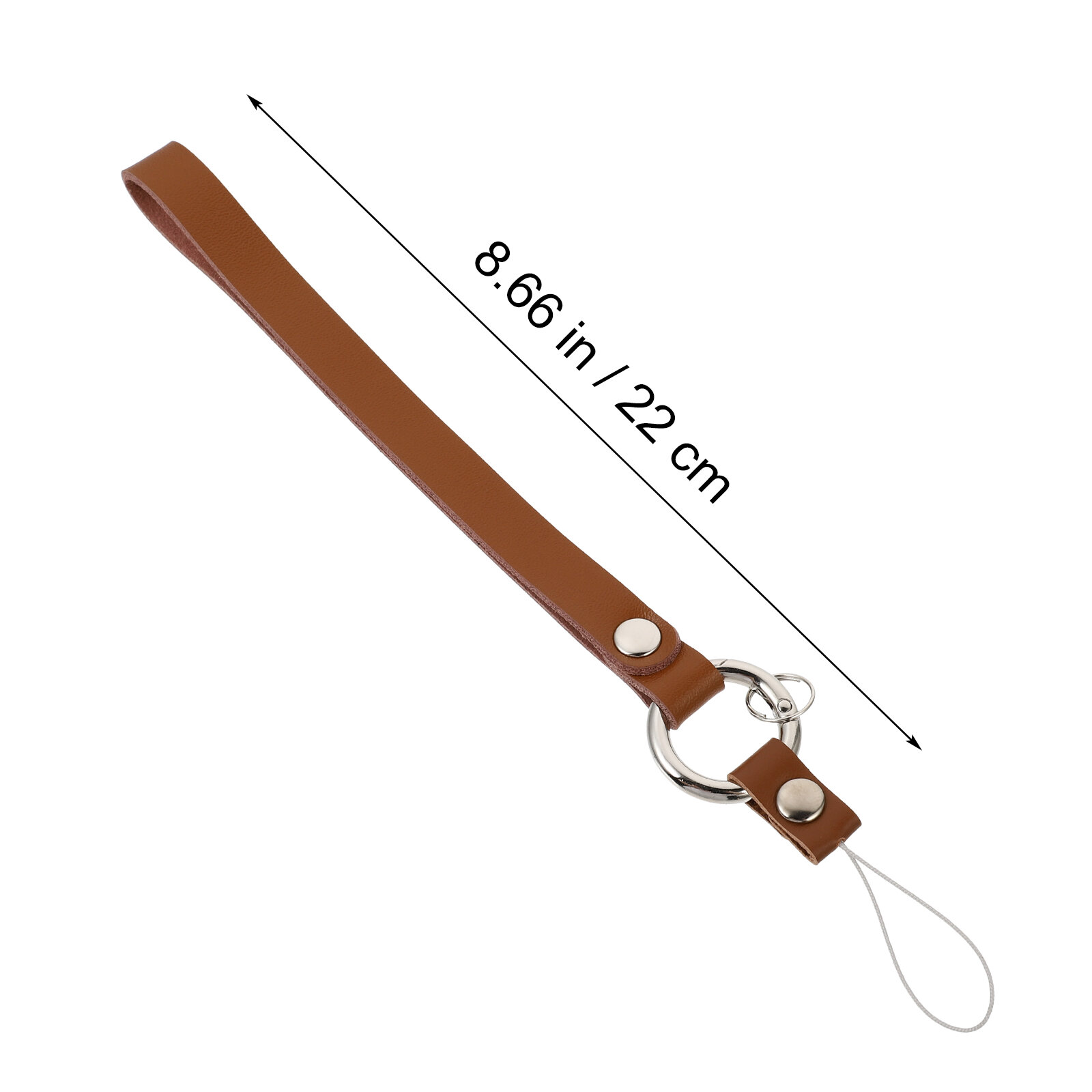 Практичный Ремень Для Камеры И Телефона На Запястье 1Pc Коричневый 22Cm