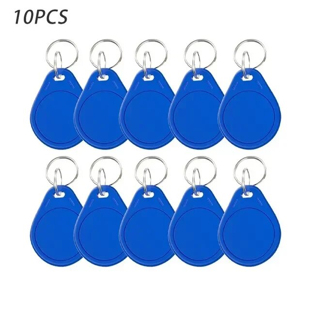 10шт RFID брелок-тег 13.56MHz UID, синий