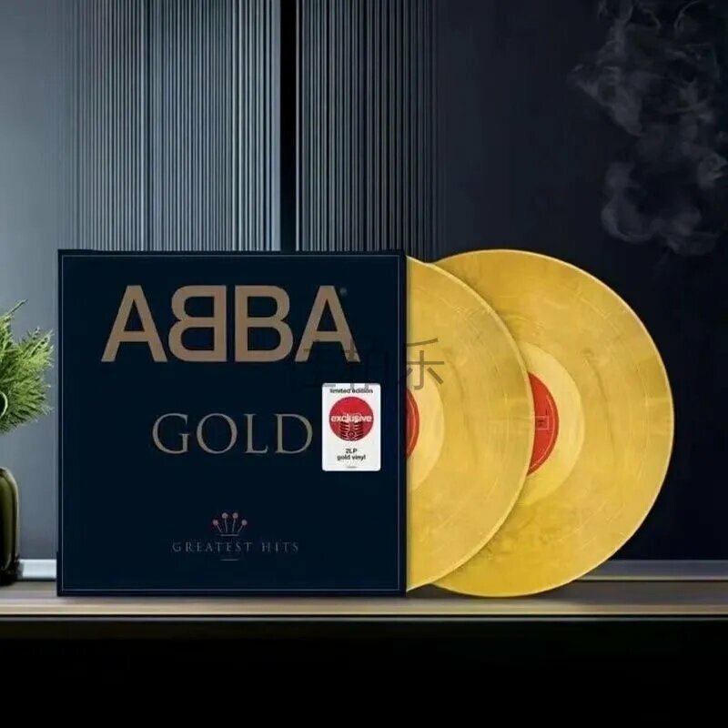 ABBA-GOLD (GREATEST HITS) золотой диск 2LP