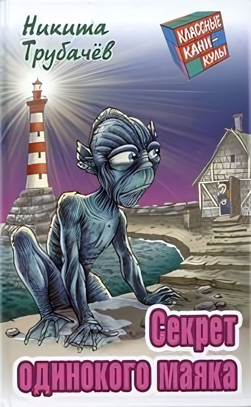 Книга «Секрет одинокого маяка», Н. Трубачев, приключения для детей 8-12 лет, 20,5х10,3см
