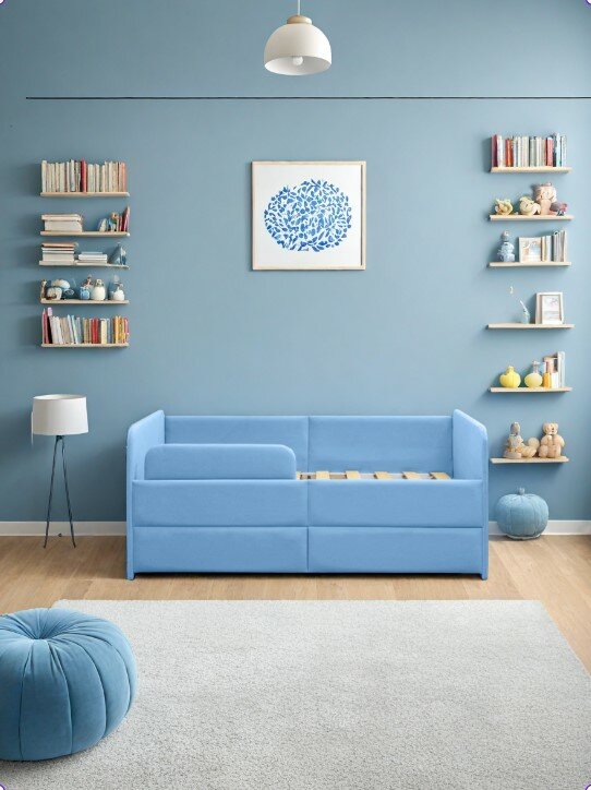 Кровать М-Стиль Смайл 75 x 145 x 56 см