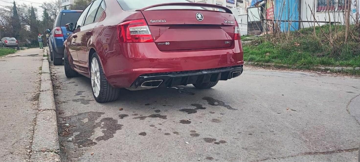 Диффузор Skoda Octavia A7 vrs