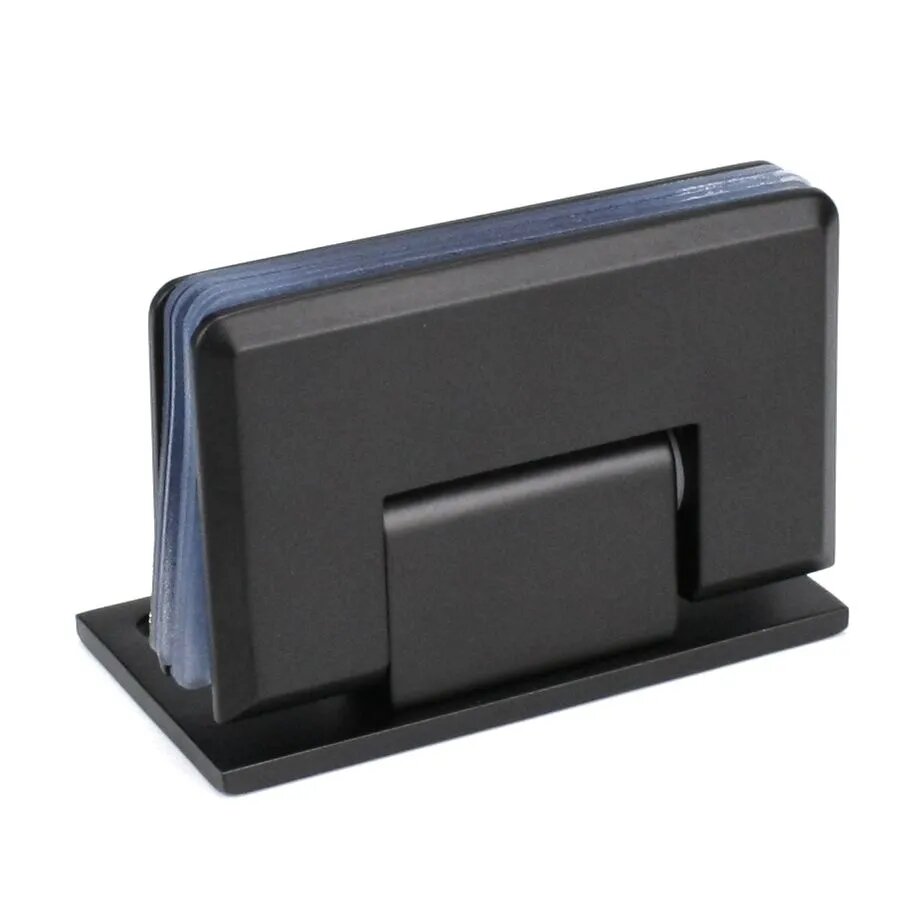 Петля стена-стекло P1249 одностороннее крепление Black. Петля для стеклянной двери.