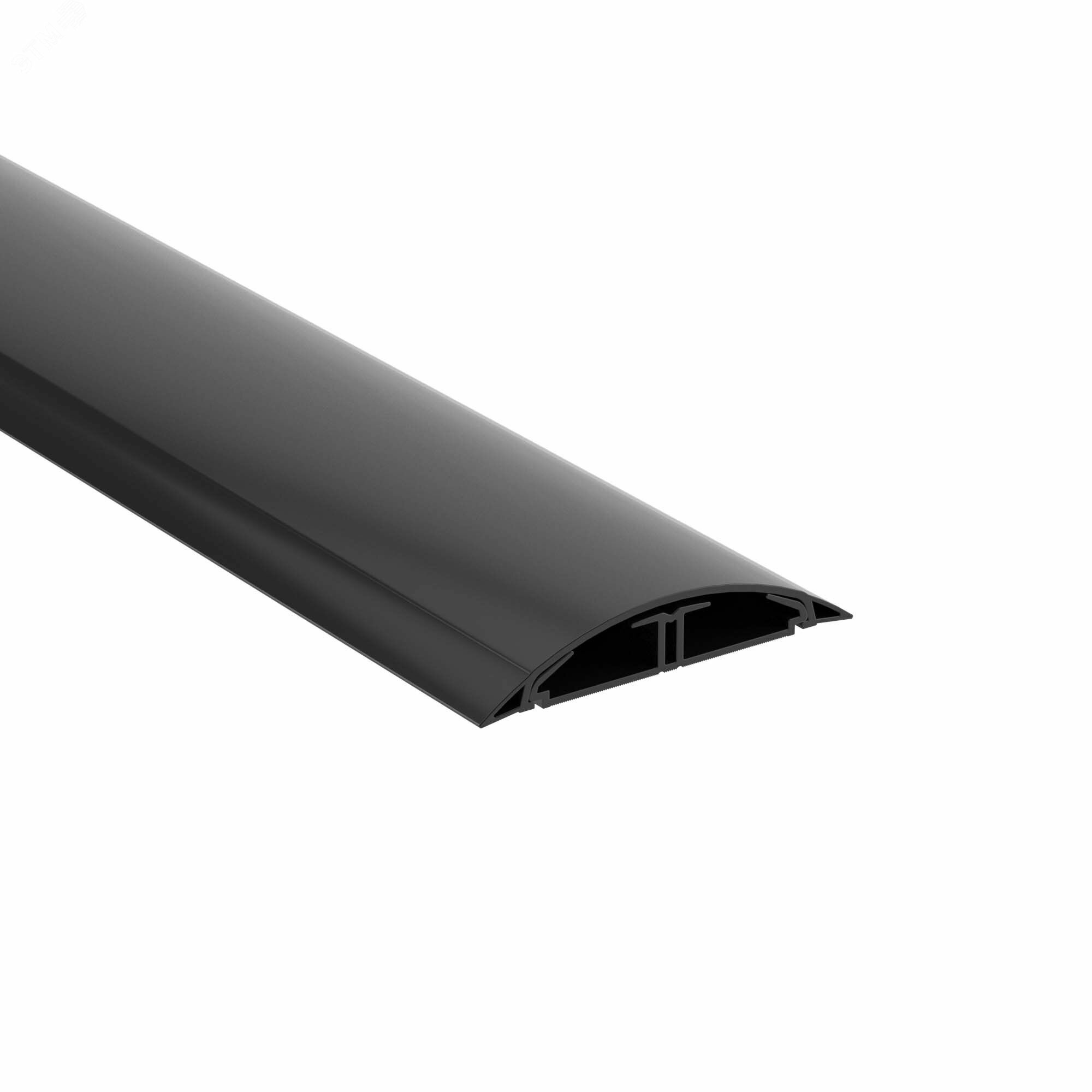 Кабель-канал напольный черный 17х75мм ДКС