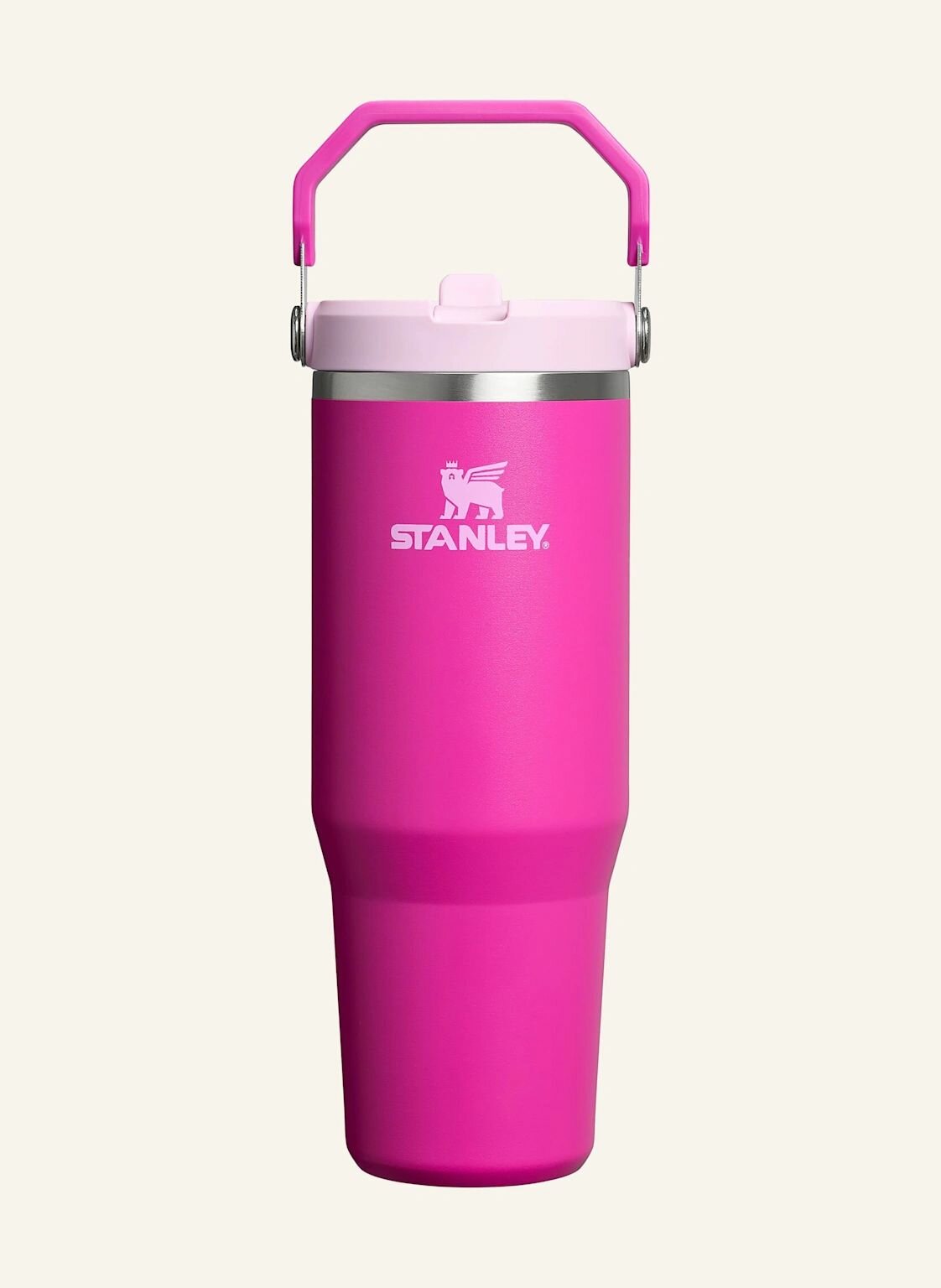 Термокружка STANLEY THE ICEFLOW FLIP STRAW 2.0, 890 мл/фуксия