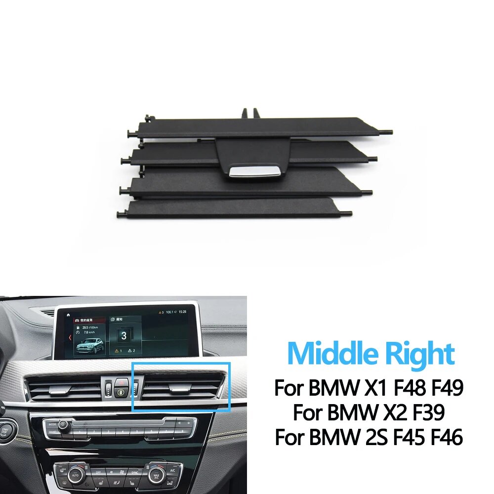 Решетка вентиляции для BMW X1 X2 2 серии F48 F49 F39 F45 F46, Middle Right