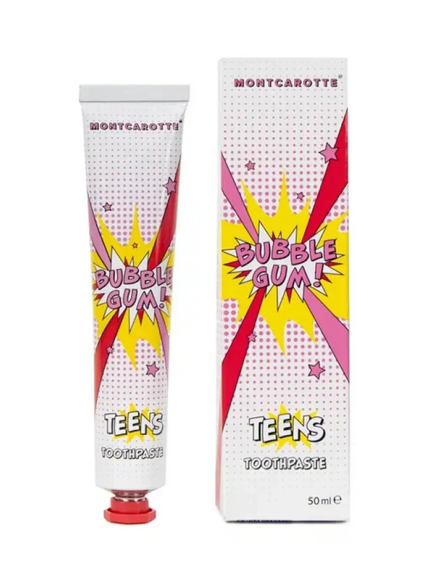 Montcarotte зубная паста 7+, паста гелевая зубная, с аромато