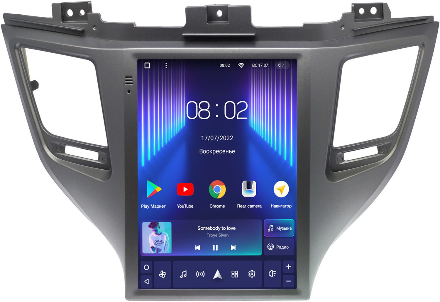 Штатная магнитола Hyundai Tucson 3 2015-2018 (Тип A) Teyes TPRO 2 DS (Tesla) 9.7" 3/32 RM-1312-24 Android 10 (4G-SIM, DSP, QLed)