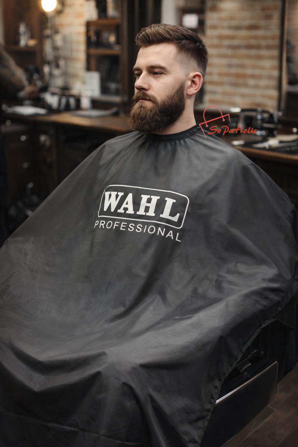 Пеньюар парикмахерский WAHL Professional черный