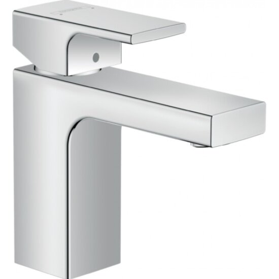 Смеситель для раковины Hansgrohe Vernis Shape 100 со сливным гарнитуром, хром 71561000