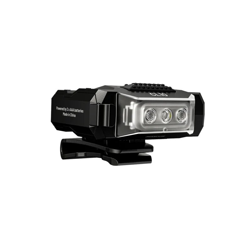 Многофункциональный легкий фонарь NITECORE CL10 с чипом-светодиодом, 45 лм, красный, синий, белый свет, регулируемый на 180 градусов, с батареей AAA — фото 1