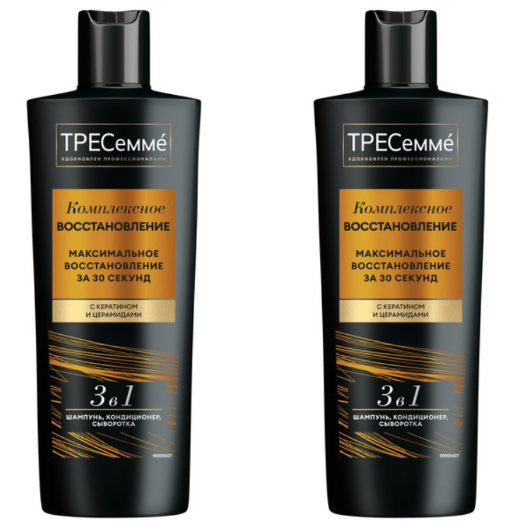 Тресемме Шампунь для волос Complex repair, Восстанавливающий, 360 мл, 2 шт