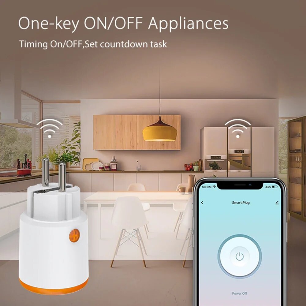 Haozee Tuya Smart Zigbee Розетка 1pcs1 — фото 1