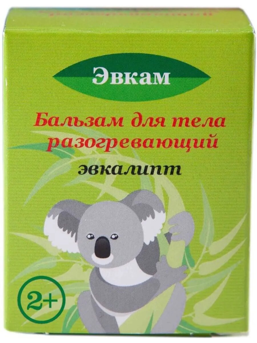 Эвкам Бальзам для тела разогревающий, бальзам для тела, 25 м