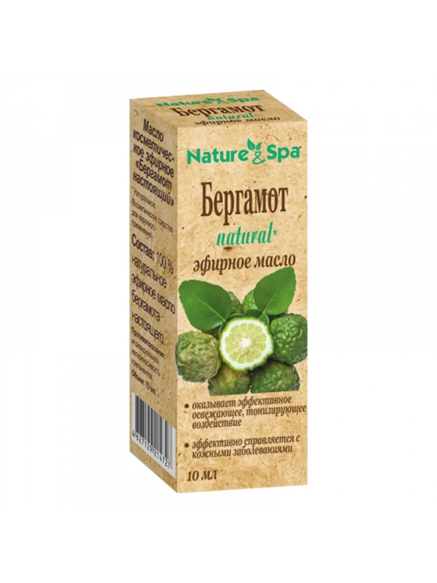 Масло эфирное Бергамот, масло эфирное, 10 мл, 1шт, АромаМа