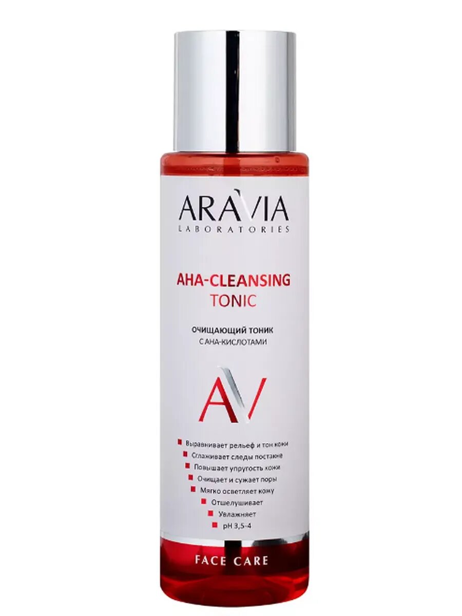 Aravia Laboratories AHA-Cleansing Очищающий тоник, тоник для