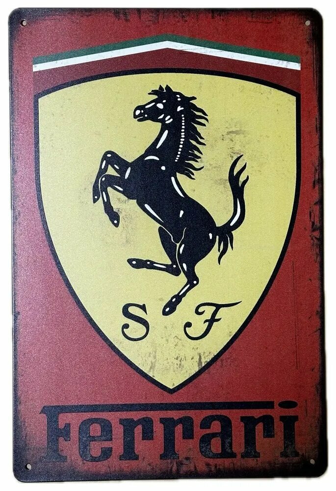 Табличка металл интерьерная в гараж в бар на стену 20х30см