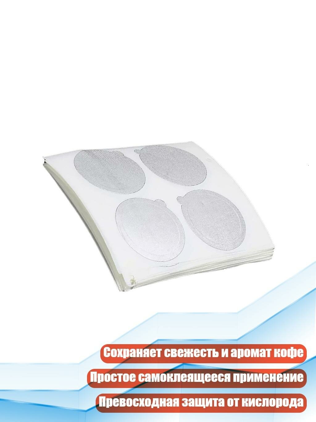Алюминиевые фольгированные крышки для кофейных капсул, 100 шт.