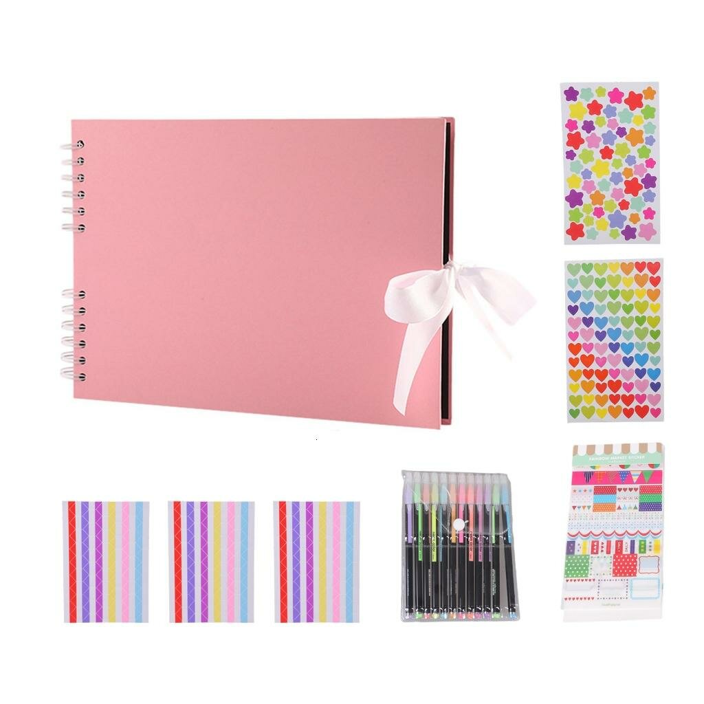 Набор для скрапбукинга «Альбом памяти», Розовый