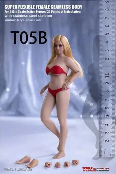 TBLeague 1/12 Женское тело T05B Sunstan