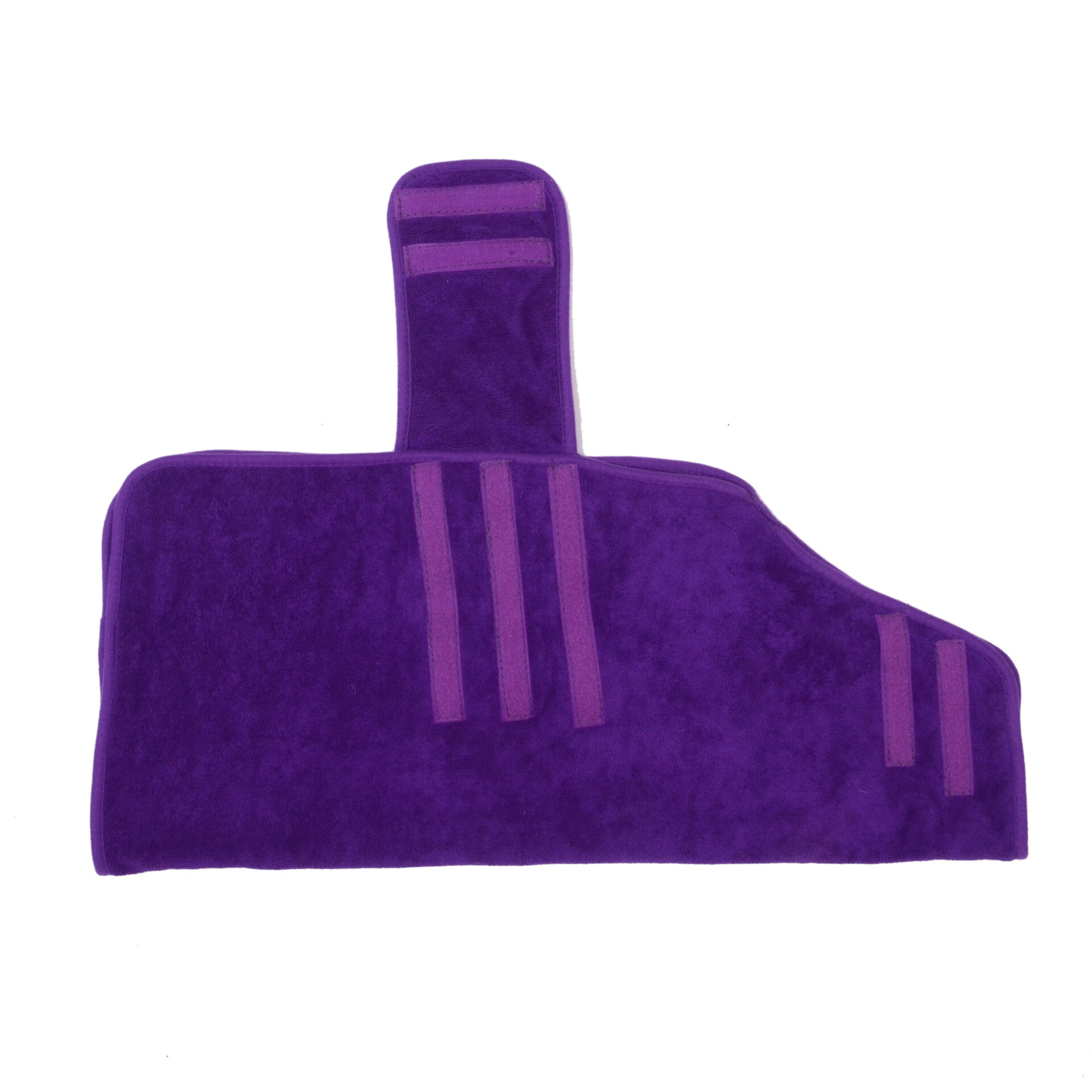 Фиолетовый полноразмерный халат для собак, быстросохнущее впитывающее полотенце, не оставляющее ворсинок банное полотенце, принадлежности для ухода за питомцами.