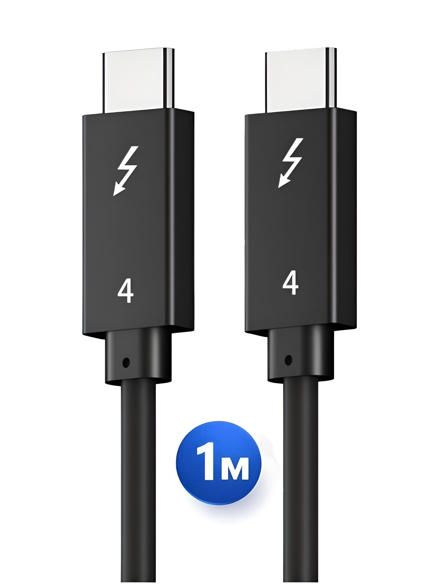 Кабель Thunderbolt 4 (USB4, Type-C) 8K@60Hz, 40Gbps, PD 100W, 1 метр