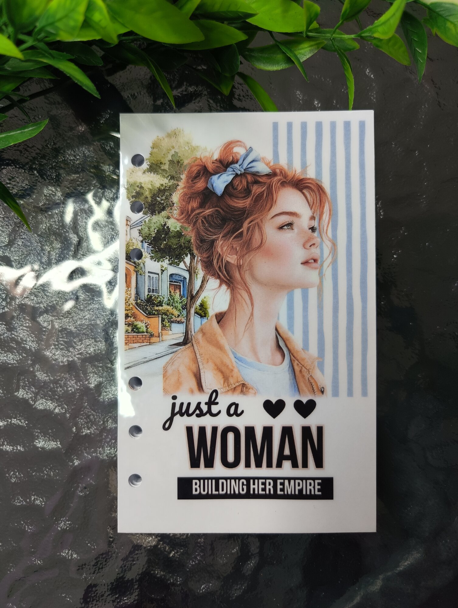 Сменный блок для Планера А6+ Нарциссы, недатированный, ламинированная обложка, на 6 колец