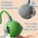 Интерактивная игрушка для кошек cat teasing ball, зеленая, 2 шт, для дрессировки