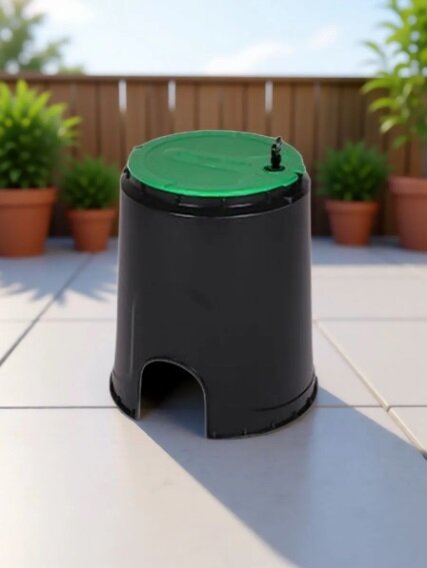 Короб клапанный 10" дюймов круглый для кранов POELSAN Турция