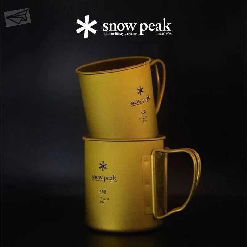 Snow Peak кружка титановая 300 мл золотая ограниченная серия 2024 Китай — фото 1