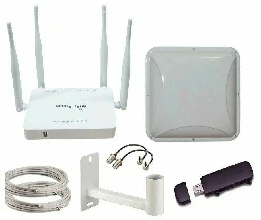 Готовый комплект для усиления мобильного 3G 4G LTE интернета. Технология MIMO
