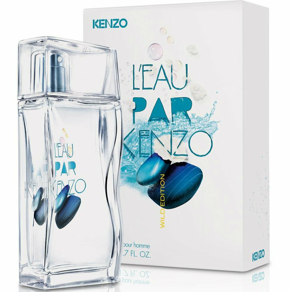 Туалетная вода KENZO "L`Eau Par Wild" для мужчин, пряные фужерные ноты, 50мл