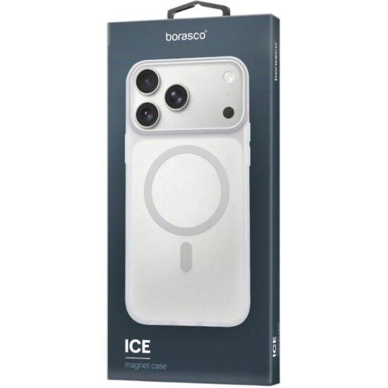 Чехол Borasco Ice MagnetCase для Samsung Galaxy S26 Ultra прозрачный матовый