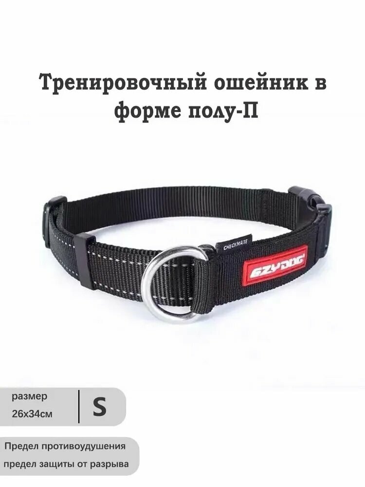 EzyDog Ошейник для собак, для контроля и прогулок, регулируемый