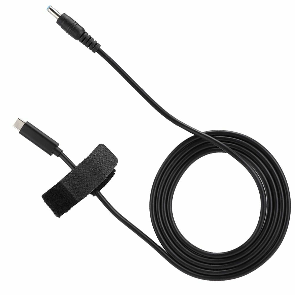 Кабель питания USB-C в DC 19 В 65 Вт для ноутбука HP с PD чипом, 1,5 м