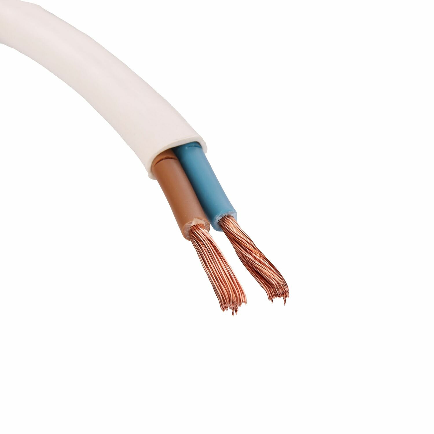 Провод ПромЭл ПуГВВ-П 2х2.5, ГОСТ, упаковка 5 м