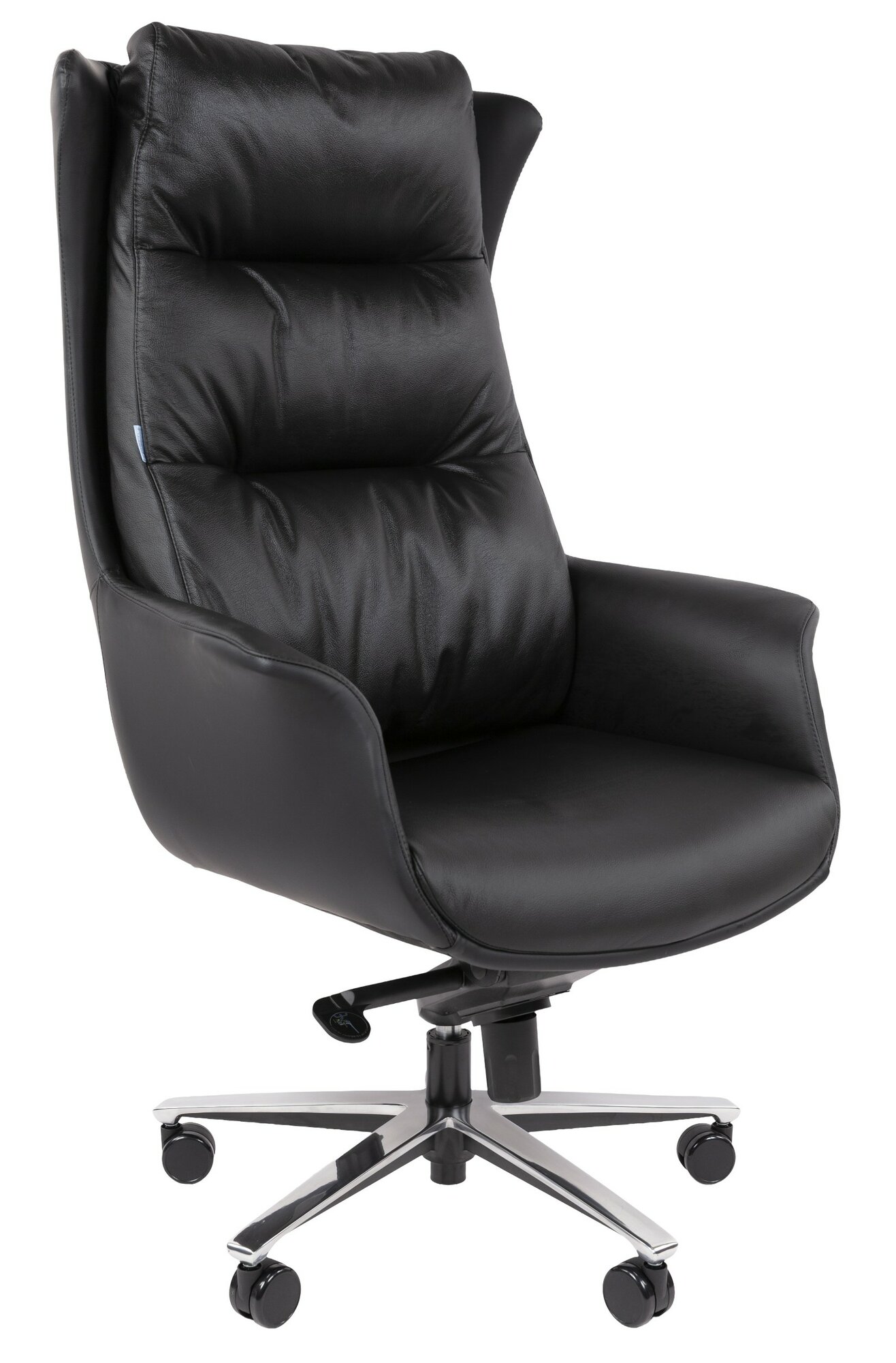 Кресло руководителя Chairman 523 натуральная кожа/экокожа черная, с мультиблоком