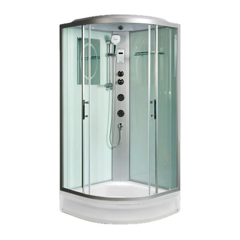 Душевая кабина WELTWASSER WW500, акрил, закрытая, поддон 24 см, 100x100 см