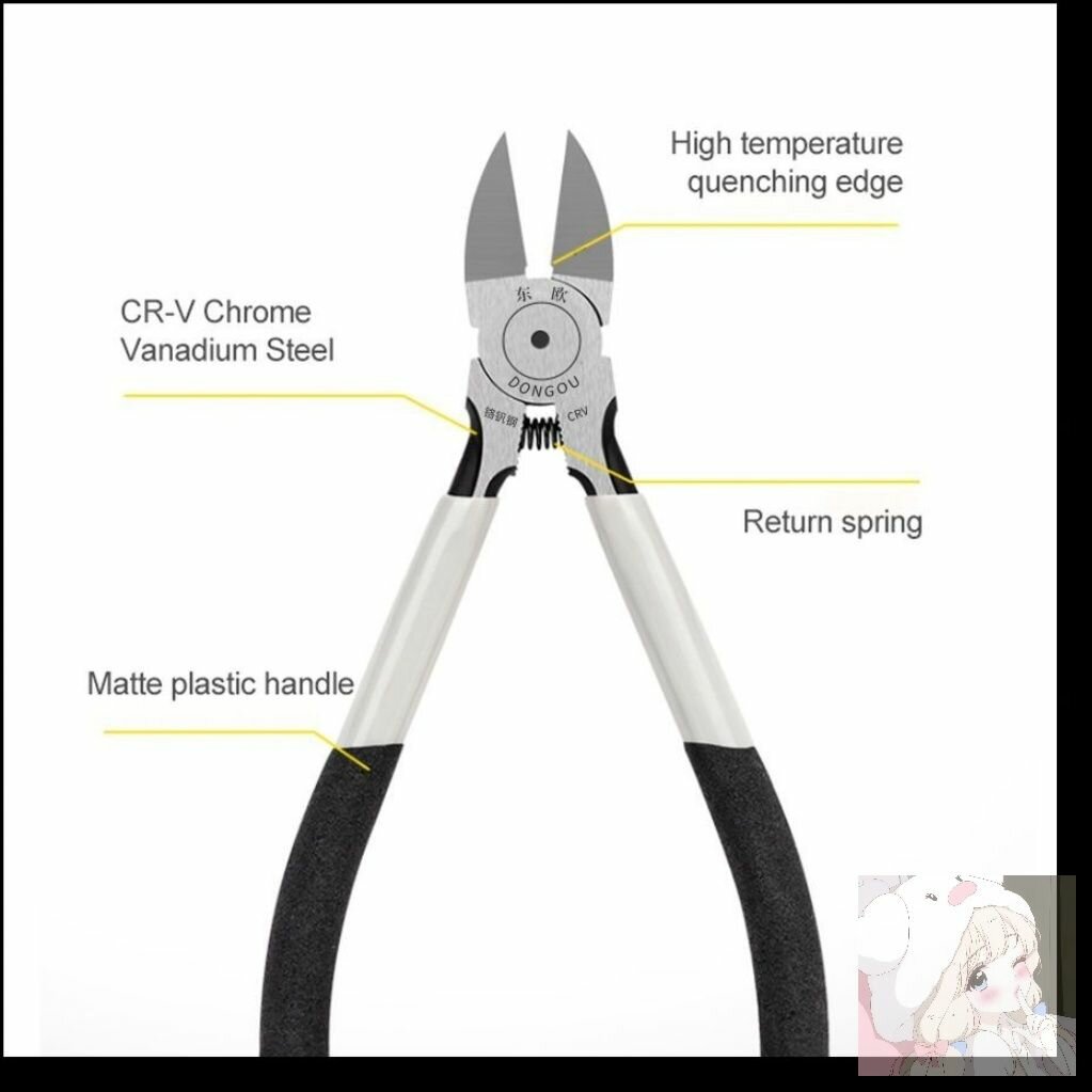 Кусачки-бокорезы для точных работ 160 мм
