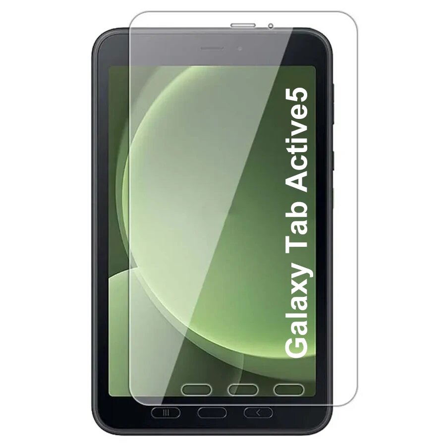 Для Samsung Galaxy Tab Active 5, защитная пленка из закаленного стекла 2024, 8,0 дюймов, прозрачная защитная пленка HD с защитой от царапин
