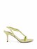 Босоножки Roberto Cavalli Curve-strap sandals, размер 37, зеленый,