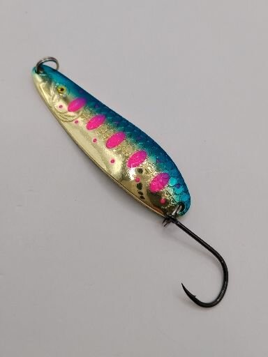 Блесна Daiwa Wise Masau 17гр, 68мм, блесна-колебалка для ловли лососевых