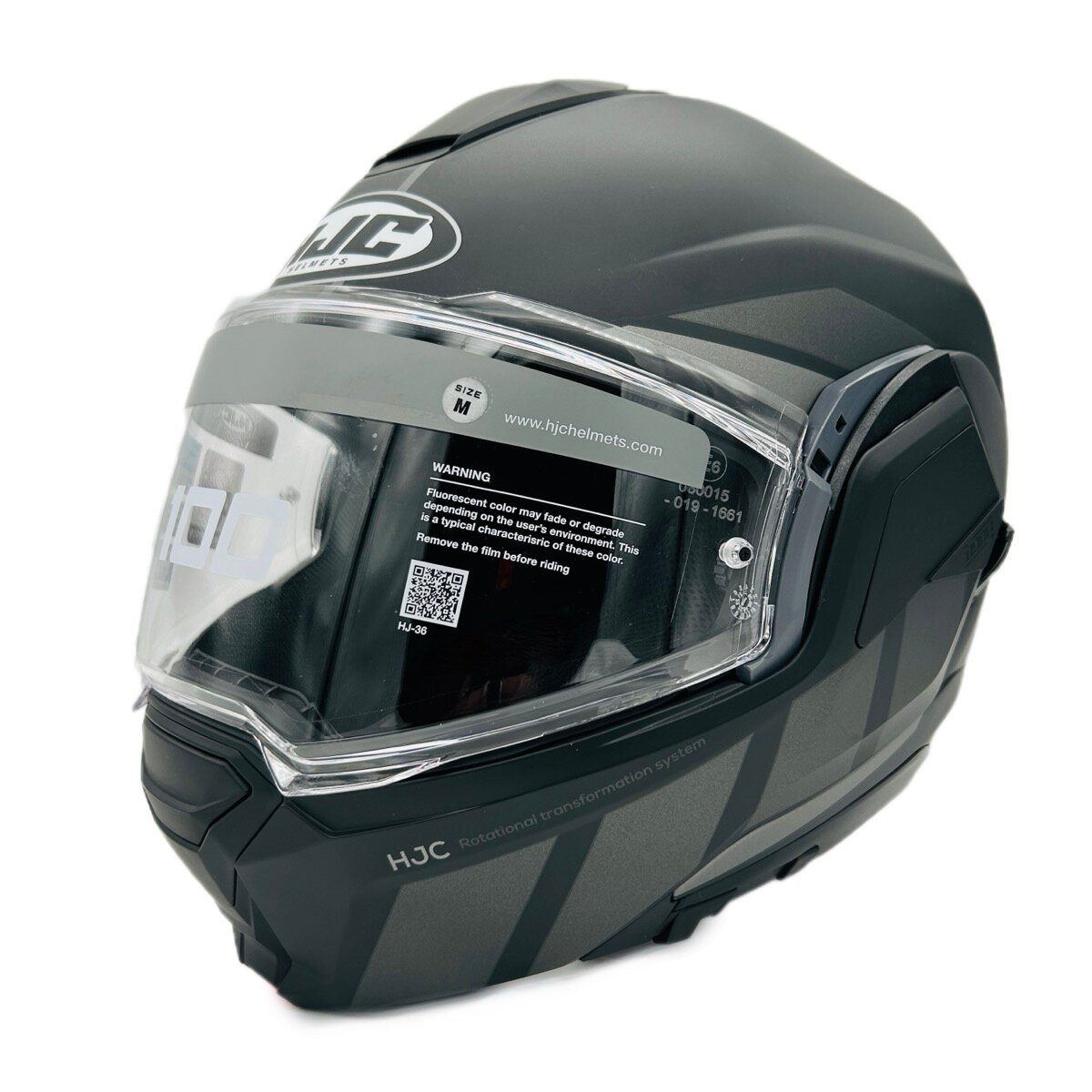 Мотошлем HJC I-100 BEIS MC5SF. M. Черный-серый