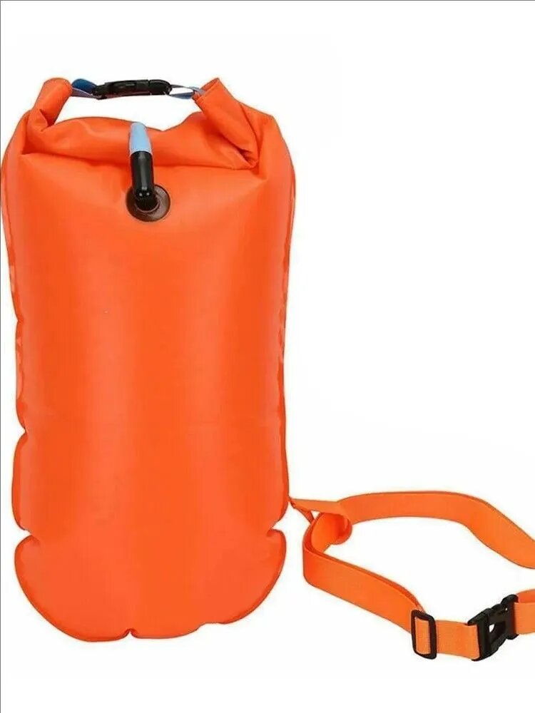 Буй для плавания оранжевый надувной плавательный буй для открытой воды, для плавания на открытой воде