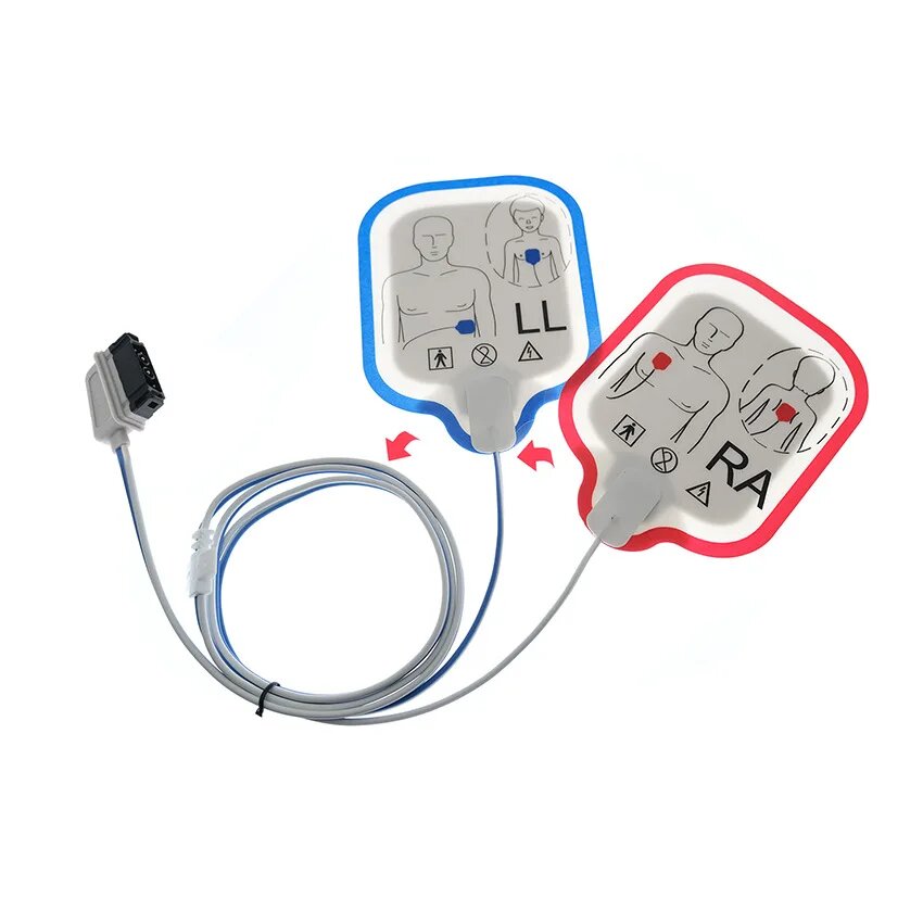 Одноразовые электроды AEDE для дефибрилляторов Белый, for Corpuls Adult