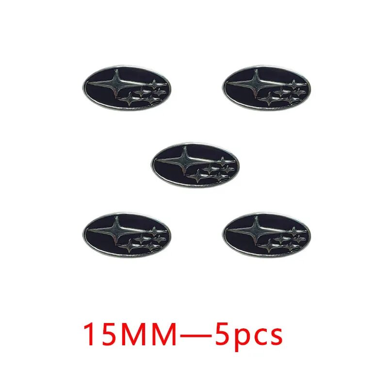 15 мм алюминиевый значок ключа автомобиля, эмблема, сменные наклейки для ключей от автомобиля для Subaru Legacy LEVORG WRX Outback XV Forester Ascent Exiga