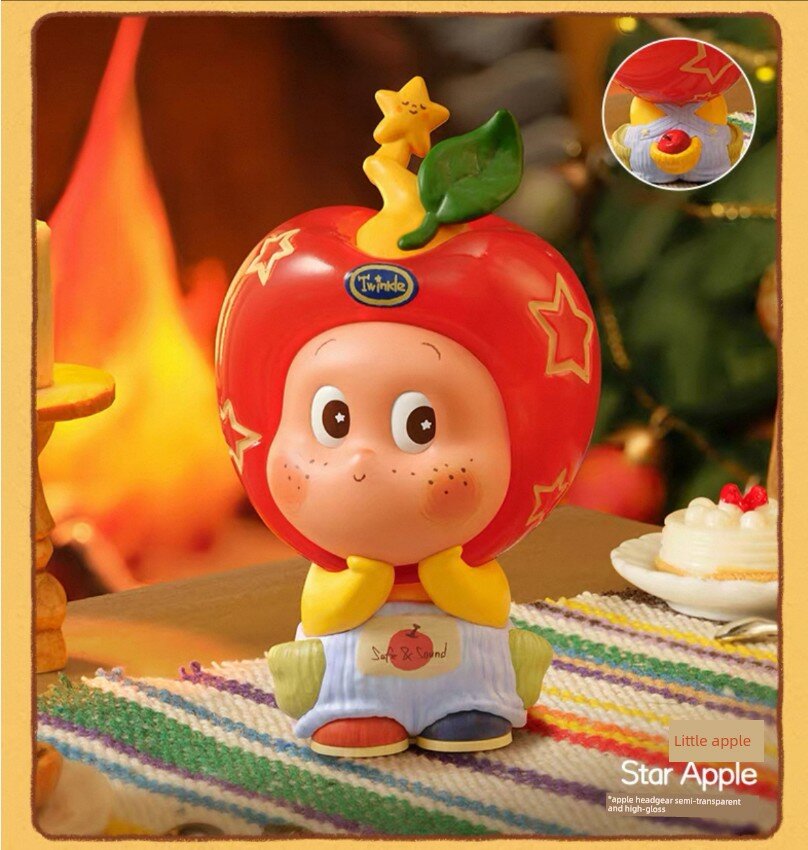 POP MART Starman 2-е поколение фигурка «Little Apple» в слепом пакете, подарок для коллекционеров 82 символа