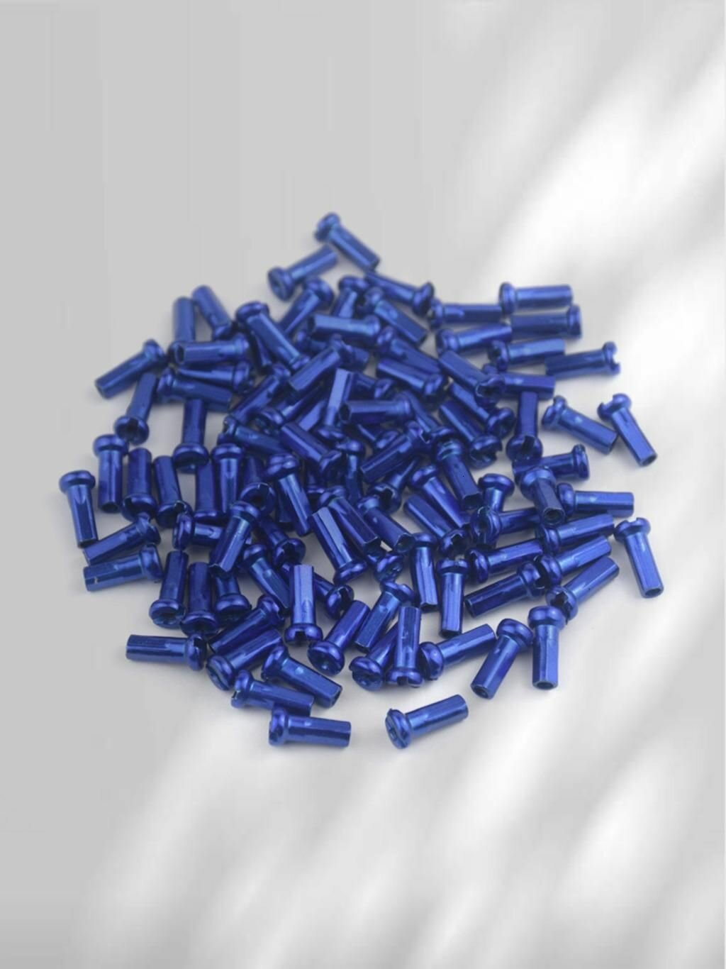 Ниппели для велосипедных спиц, 60 шт, Синий